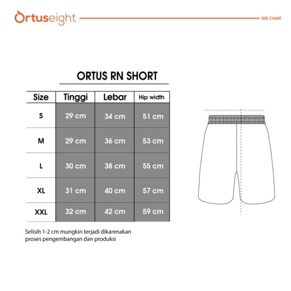 ORTUSEIGHT HYPERFUSE RN SHORT ASPHALT