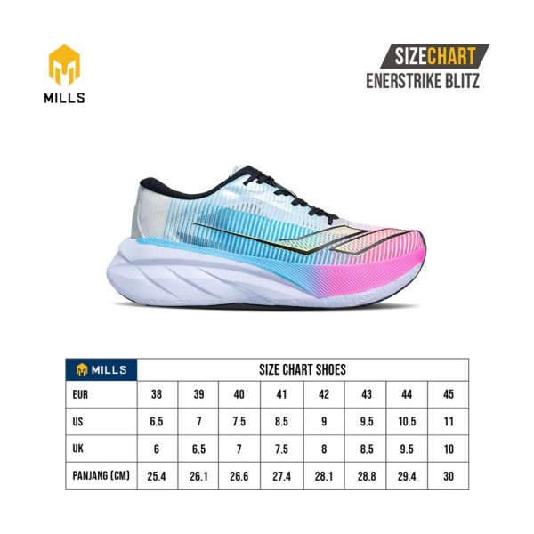 MILLS ENERSTRIKE BLITZ BLACK GREY OFF WHITE